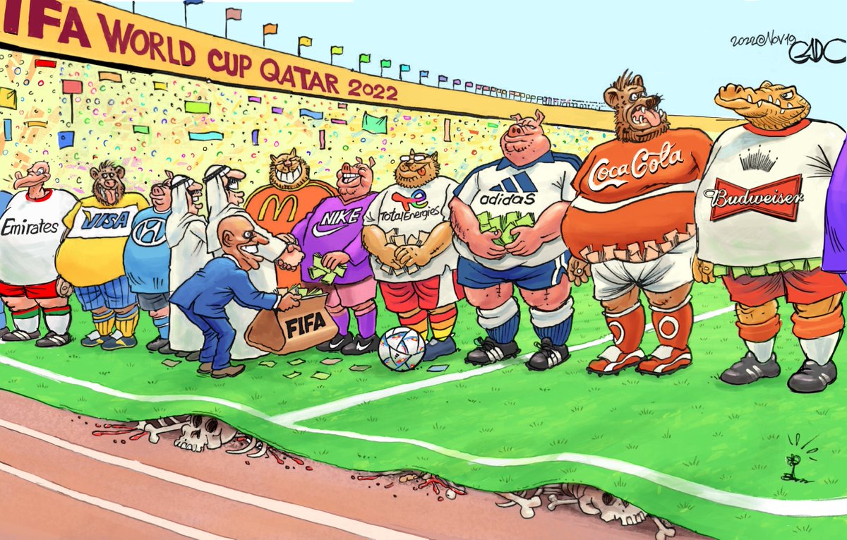 FIFA World Cup : r/editorialcartoons