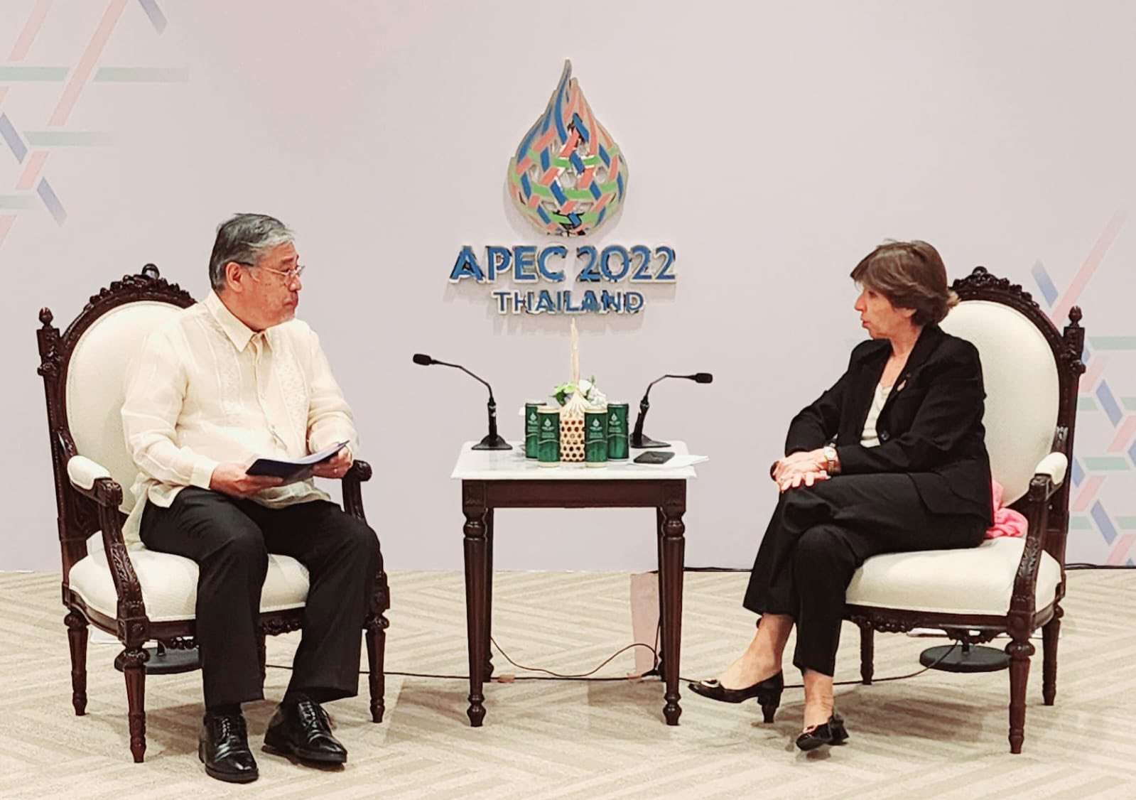 Enrique A. Manalo 🇵🇭 on Twitter: "On the #APEC2022 sidelines, French FM @MinColonna and I had an ...