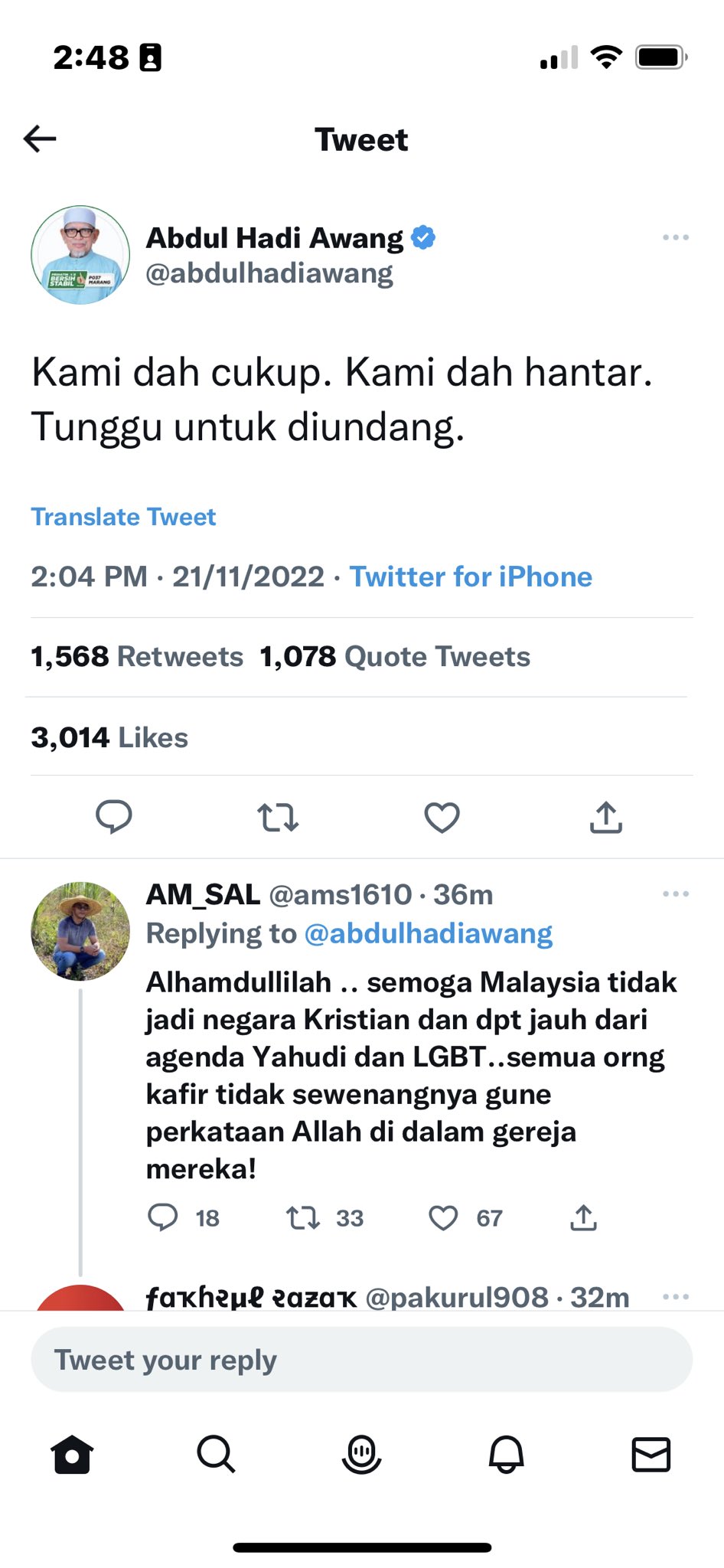 Kondo Mutiara on Twitter: "@SyedSaddiq @anwaribrahim Bila nak submit numbers? PN submit apa ...