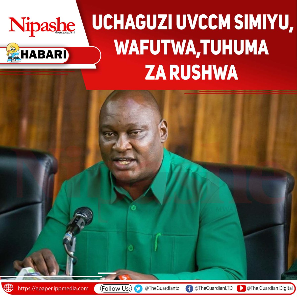 #HABARI CHAMA Cha Mapinduzi (CCM) kimefuta matokeo ya uchaguzi wa ...