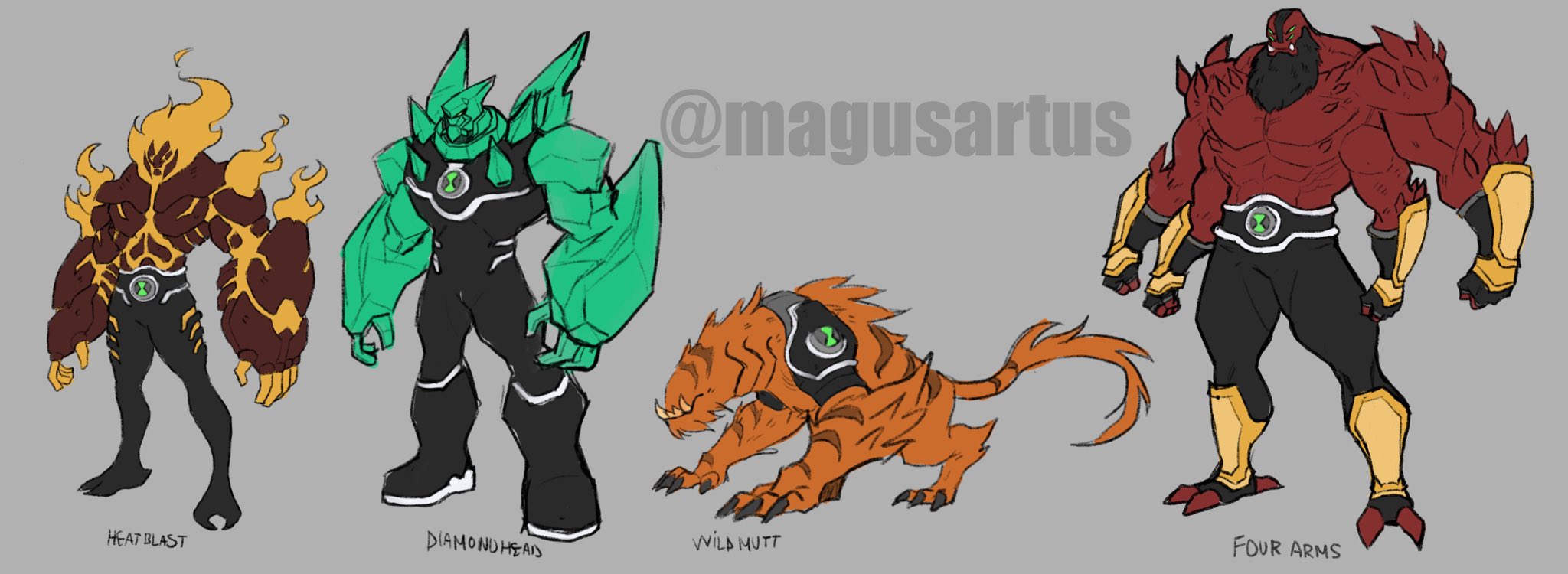 Ben 10 Diamond Mutt