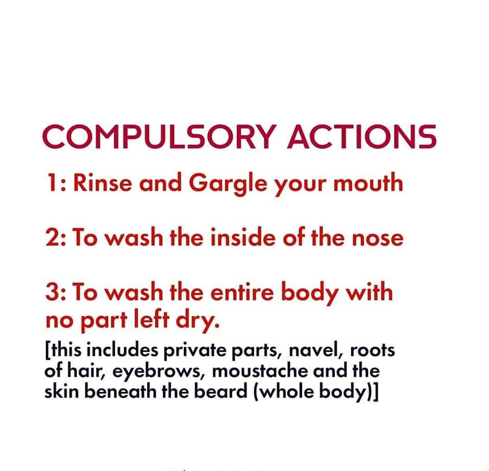 》Ghusl Ritual Bath 💦 Learn how to Bath in islam. 》Must Read 📚 》Thread ️ ...