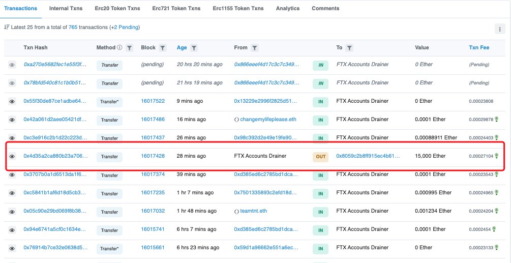 鉴叔 on Twitter: "黑客又开始卖以太坊了： 转出 1.5 万个 ETH，通过 1inch 卖成 renBTC，然后再跨链出去（跟昨天的操作一模一样） 昨晚上卖了 5 万个 ETH ...