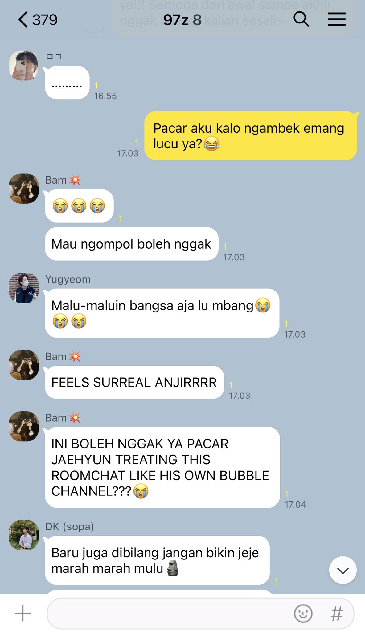 karin on Twitter: "idol nyusup di ktalk fansnya😭 https://t.co/M8gUPG1ZPM" / Twitter