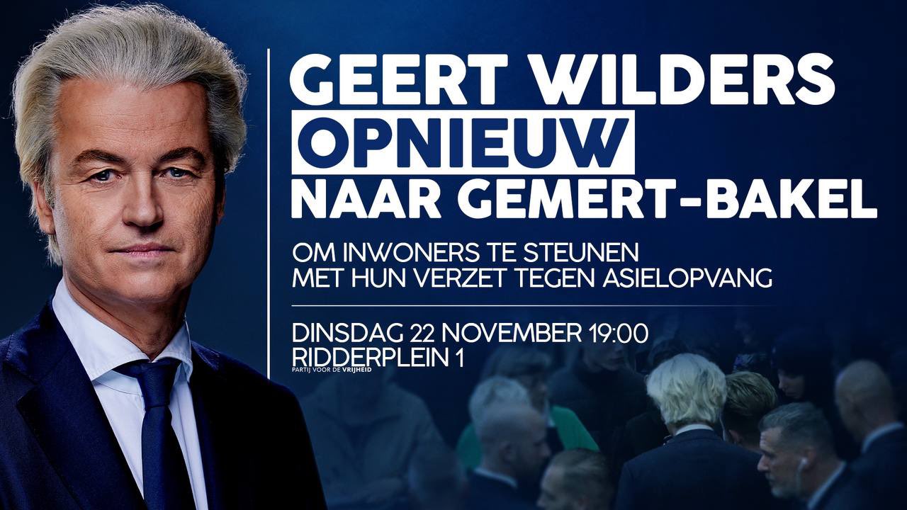 Geert Wilders on Twitter: "Morgen weer naar Bakel. Om te inwoners te steunen. #asielstop https ...