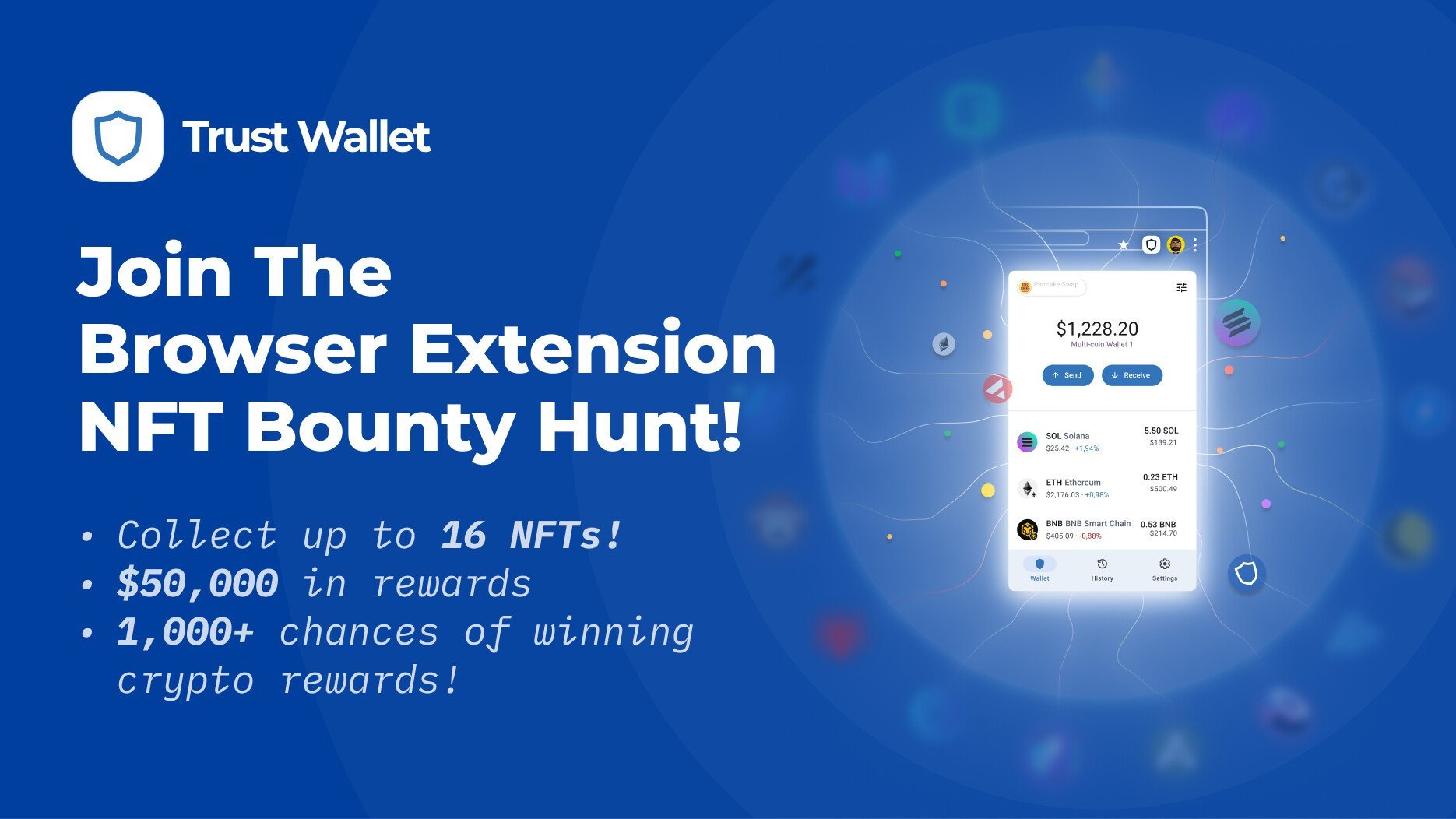 Crypto Duck on Twitter: "กระเป๋า @TrustWallet จัดกิจกรรม Bounty Hunt หลักๆ คือทำเควสทุกวัน 8 วัน ...