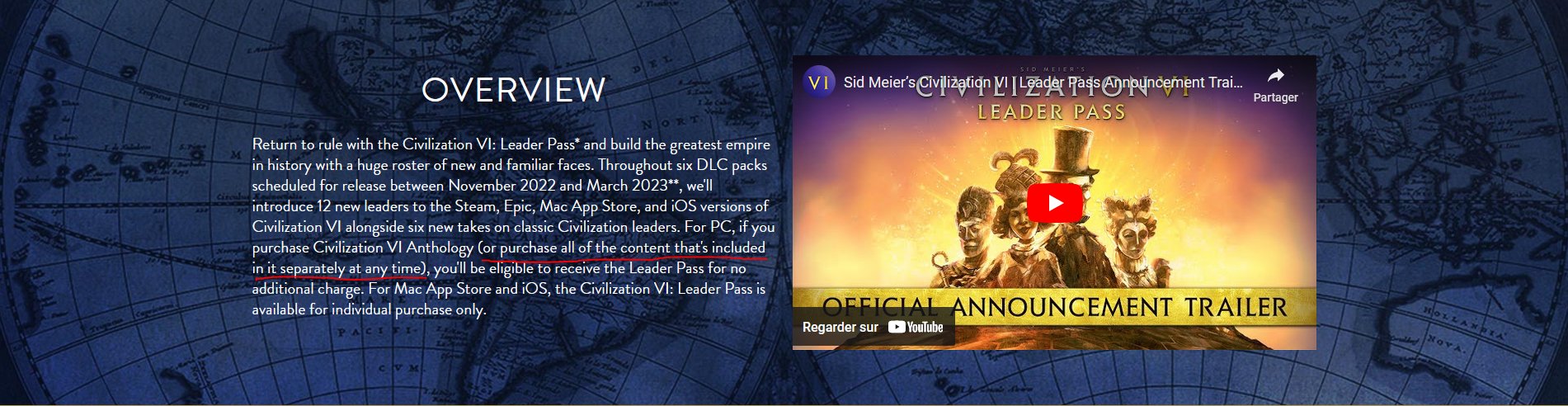 Lacanne_FR on Twitter: "@CivGame @FiraxisGames Hi @CivGame, will the leader pass be offered to ...