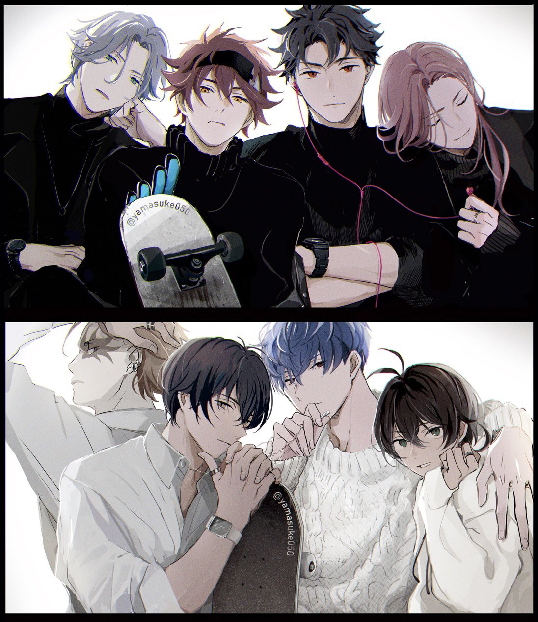 𝗬𝗠𝗦𝗞𓅯 ⸒⸒ on Twitter: "Black White 🛹 All Cast #sk_8 #菊池忠誕生祭2022 https://t.co/F1aB26OEIv" / Twitter