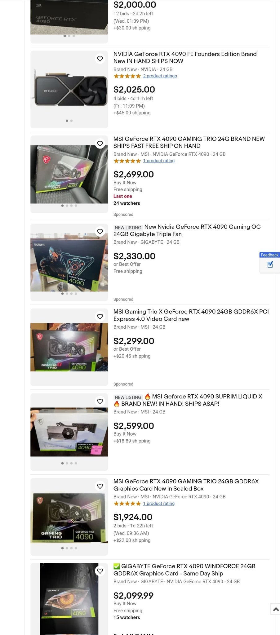 AMDGPU on Twitter: "No one is buying the RTX40 series RTX4090 is in stock everywhere (Newegg ...