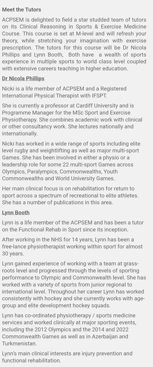 ACPSEM on Twitter: "𝗪𝗮𝗻𝘁 𝘁𝗼 𝗺𝗮𝗸𝗲 𝘆𝗼𝘂𝗿 𝗿𝗲𝗵𝗮𝗯 𝗽𝗿𝗼𝗴𝗿𝗮𝗺𝗺𝗲𝘀 𝙈𝙊𝙍𝙀 𝗲𝗳𝗳𝗲𝗰𝘁𝗶𝘃𝗲? This is the course is for ...