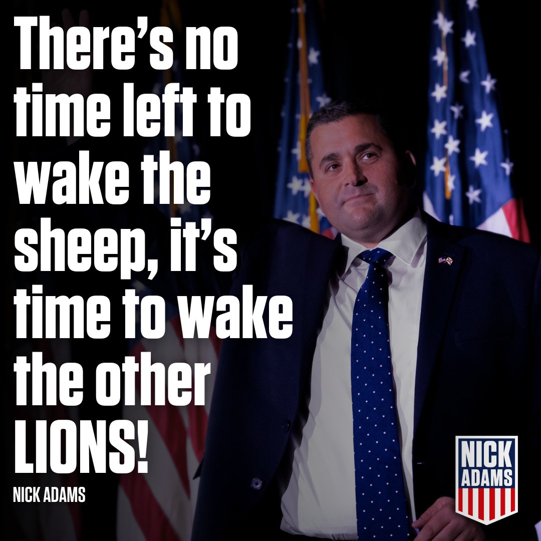 Nick Adams (Alpha Male) on Twitter: "Wake up, America!"