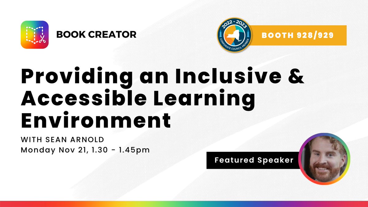 Book Creator Team on Twitter: "We're thrilled that @seanmarnold will be joining us in 3️⃣0️⃣ ...
