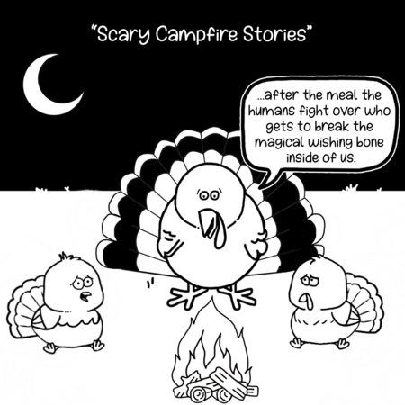 Turkey Stuffing Cartoon