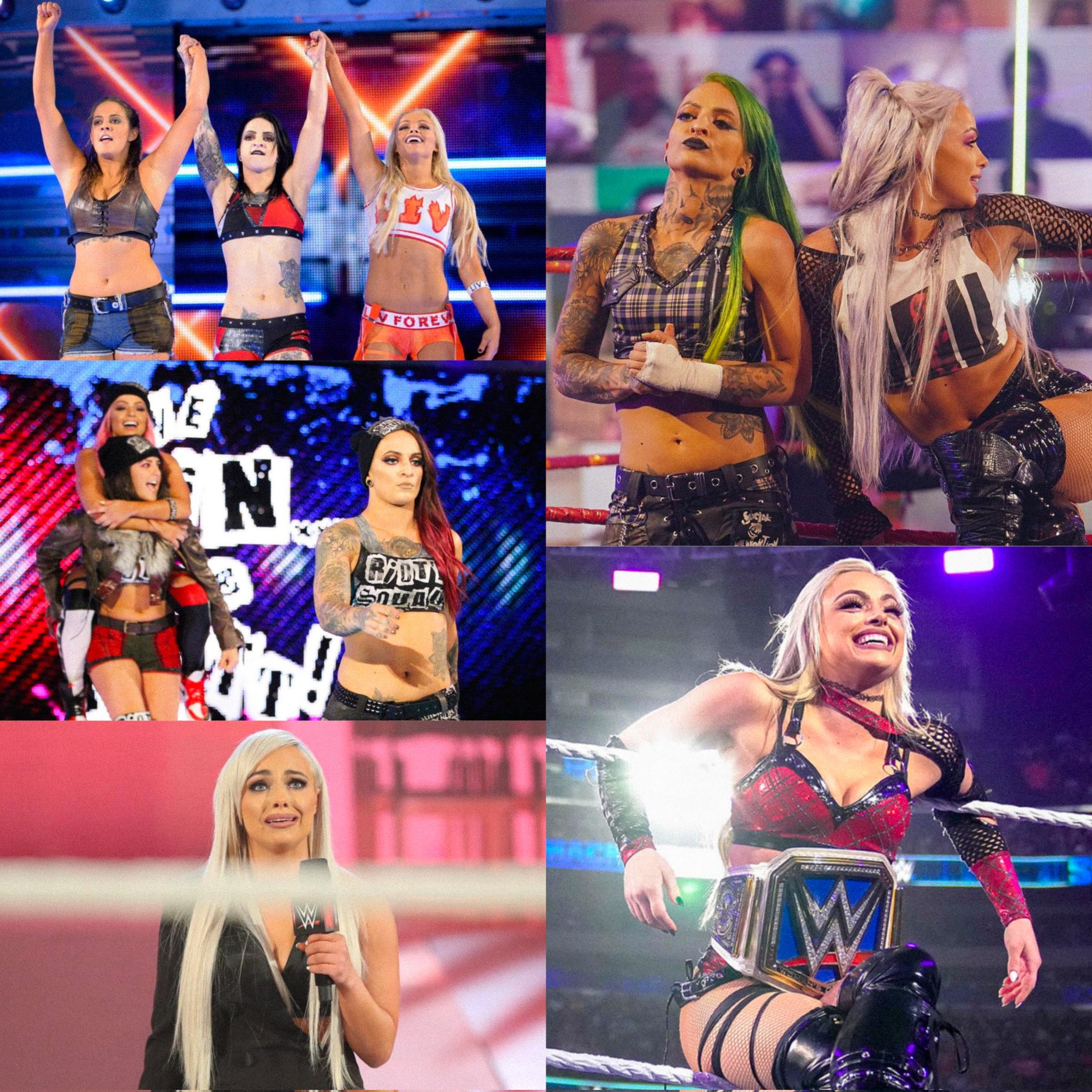 t ☆ on Twitter: "Five years ago @YaOnlyLivvOnce made her Smackdown debut alongside the Riott ...
