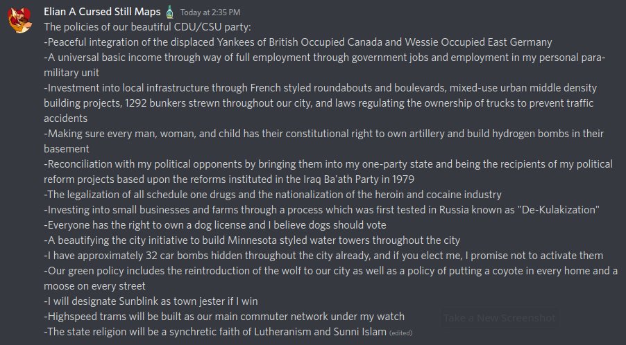Now on Cohost/Tumblr CursedMaps on Twitter: "We are doing a Discord election and I am running on ...