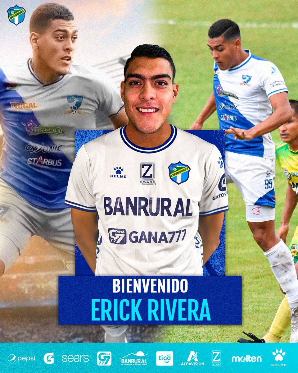 Comunicaciones FC on Twitter: "Comunicaciones FC da la bienvenida al jugador Erick Rivera, quien ...