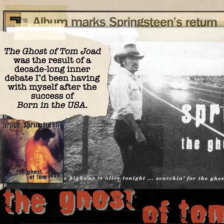 Bruce Springsteen The Ghost Of Tom Joad