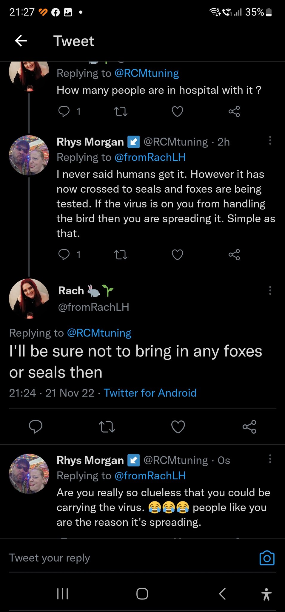 Rhys Morgan ↙️ on Twitter: "Well my tweeps it's true. You can't educate stupid 😫 https://t.co ...