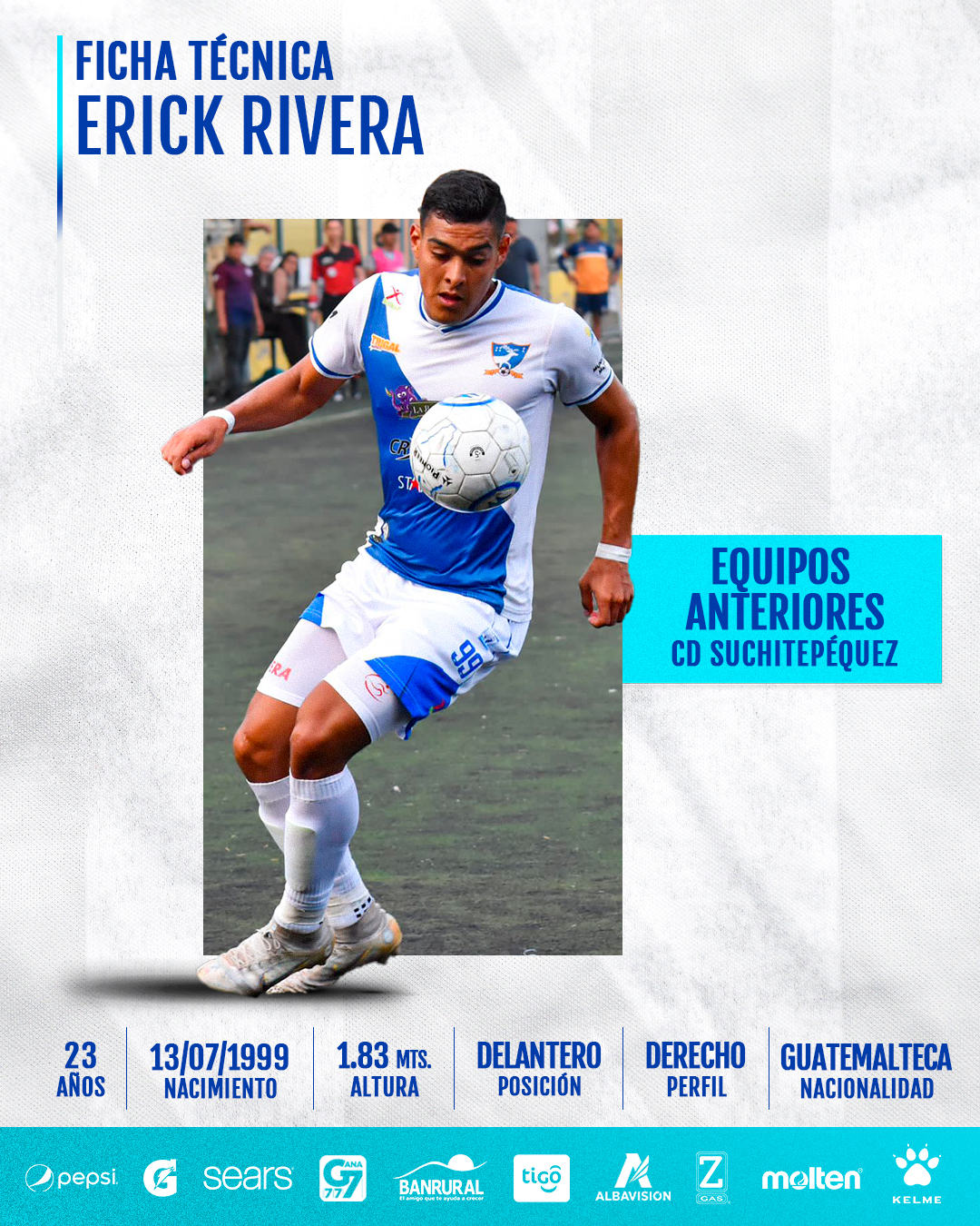 Comunicaciones FC on Twitter: "Les compartimos la ficha técnica sobre la carrera de Erick Rivera ...