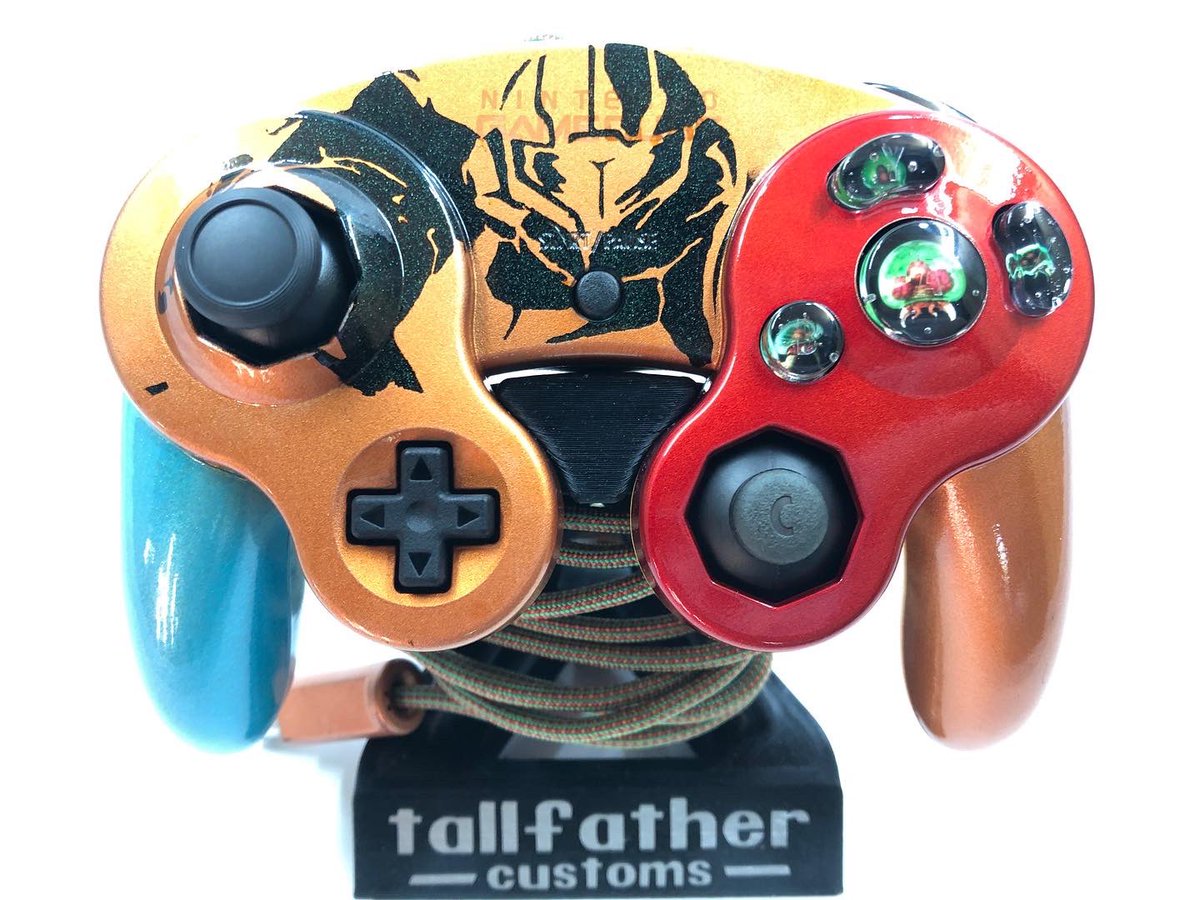 Fightstick Art アーケードファイトスティック on Twitter: "RT @tallfatherC: Samus controller. Encased metroid ...