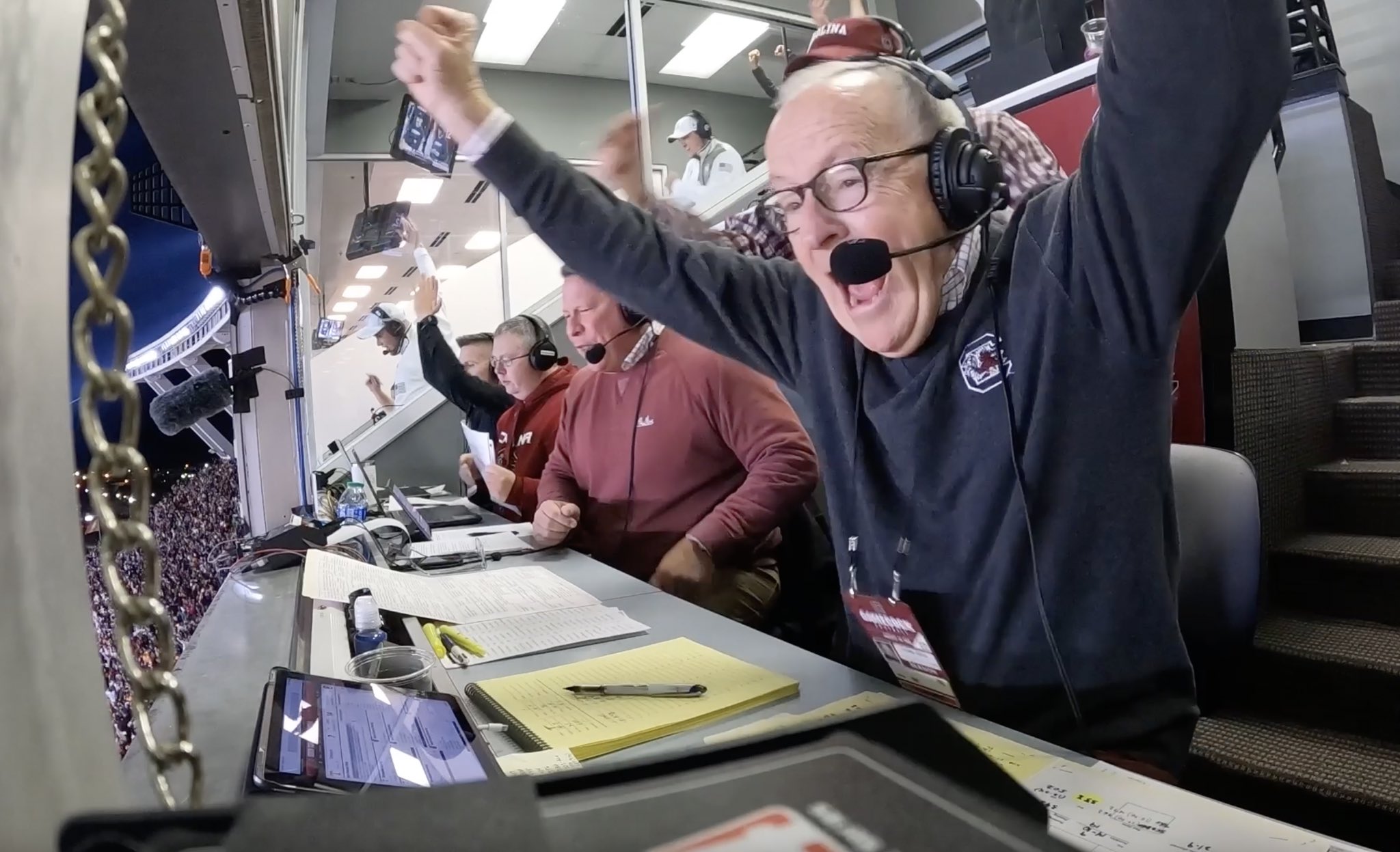 Gamecocks Plus on Twitter: "Y’all want some more Tommy Suggs and Todd Ellis booth celebrations ...