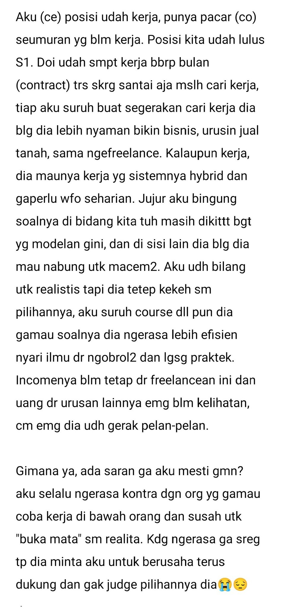 BACA RULES DI (bit.ly/worksfess) on Twitter: "work! Sender mesti gimana ya? Sbnrnya gak masalah ...