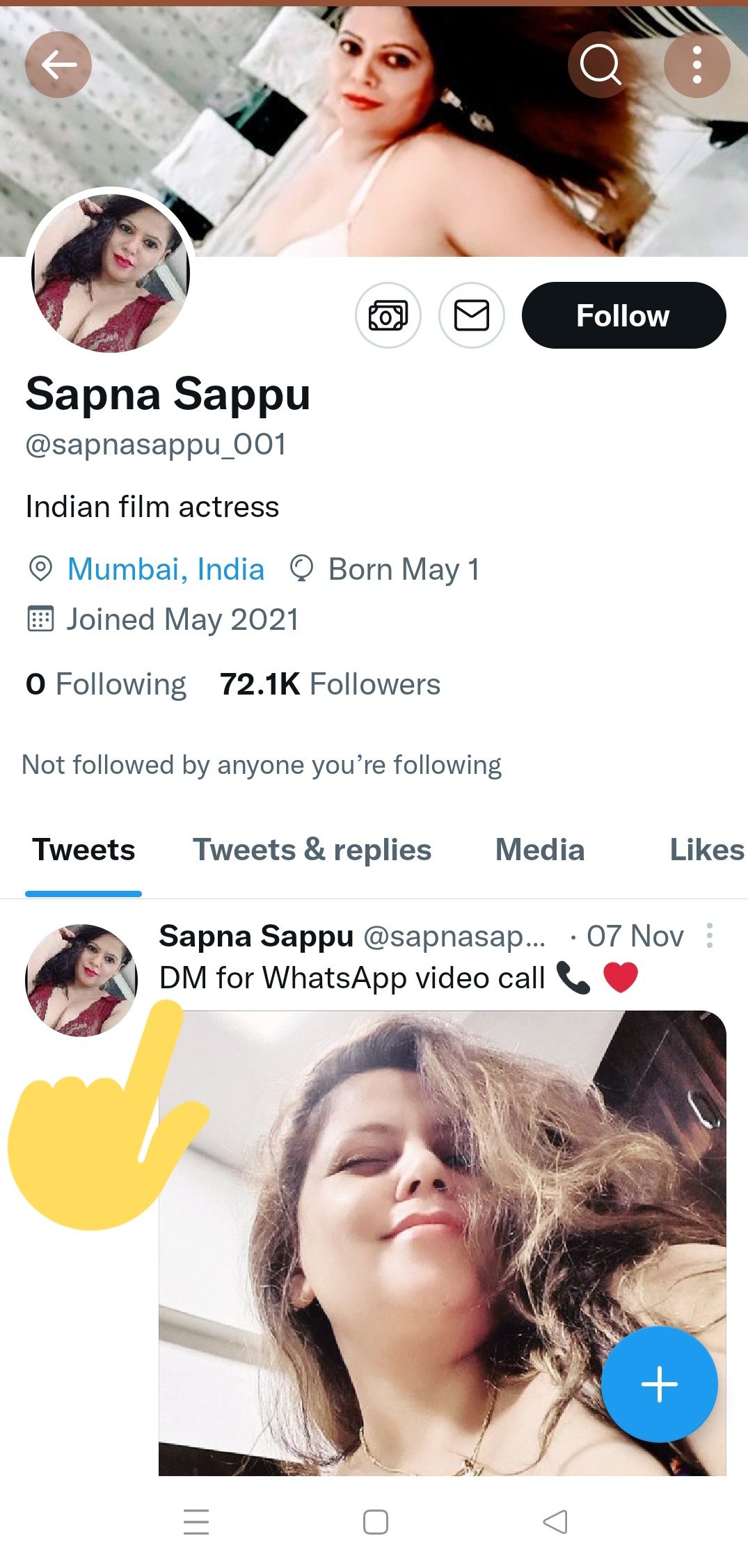 Sapna Sappu Official on Twitter: "@MumbaiPolice See, this is fake twitter I'd, They all ...