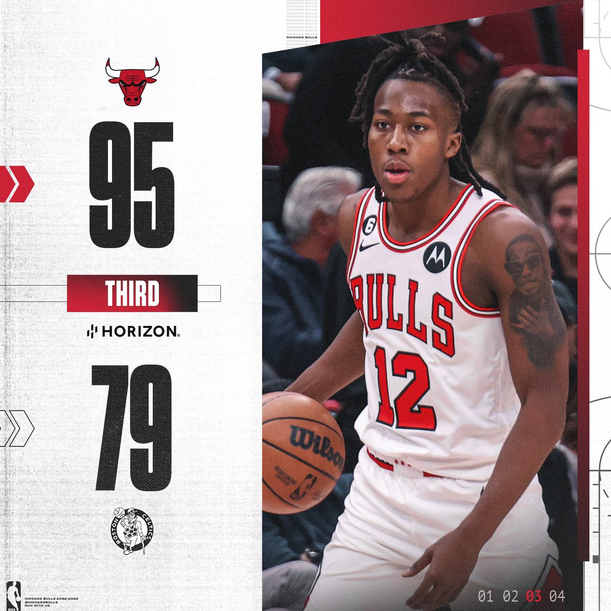 Finish this one strong. DeMar: 21pts/6reb/2ast/1stl Pat: 15pts/3reb ...