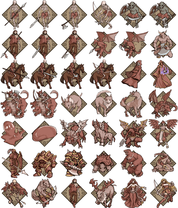 あめのたぐい on Twitter: "敵モブ用フェイス素材その2追加版 ・SRPG Studio での使用および加工改変はご自由に、権利表記不要です https://t.co ...