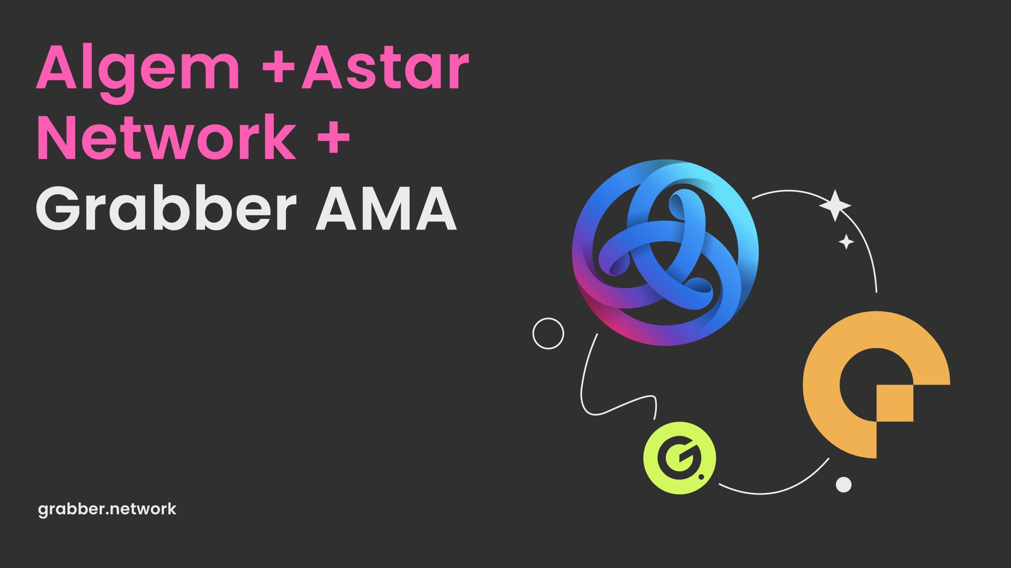 Grabber on Twitter: "🎉 First Grabber AIRDROP ft @AstarNetwork and @Algem_io solution starts on ...