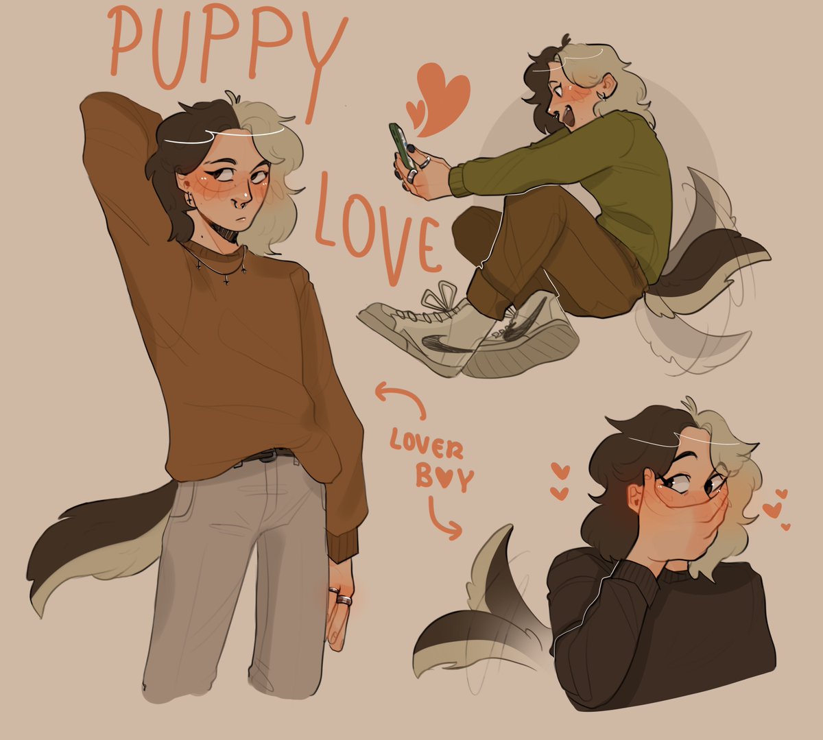 「resident lover boy at your service o7 💕」|GH0STの漫画