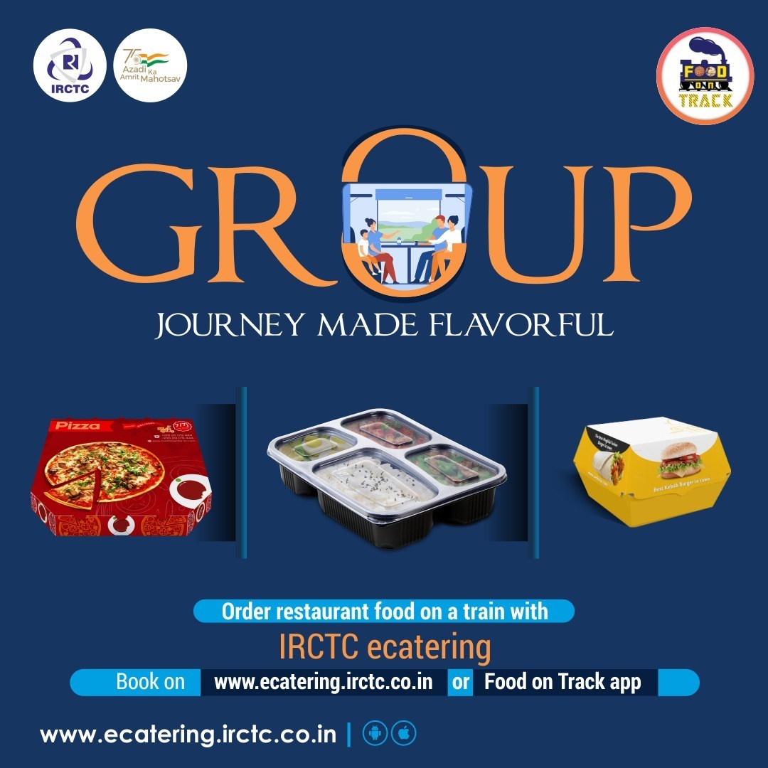 IRCTC on Twitter: "RT @eCateringIRCTC: Get #food from your favorite reestaurant delivered at ...