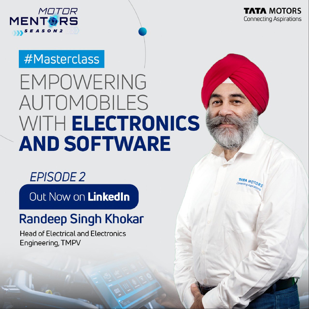 Tata Motors on Twitter: "Join us for a #Masterclass with Mr Randeep Singh Khokar, Head of ...