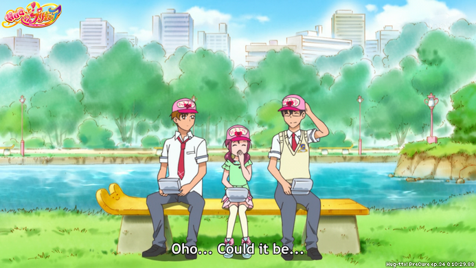 PreCure screenshots on Twitter: "Hug-tto! PreCure ep.34 @ 10:29.88 "Oho... Could it be..." # ...