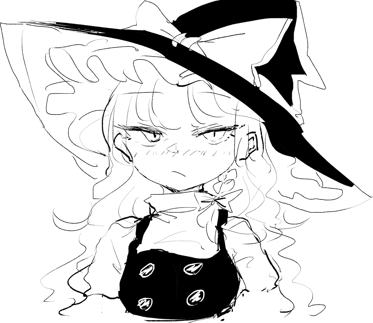 「これくらいの魔理ちゃんで描いてみよう♥ 」根黒C103 2日目 え08aの漫画