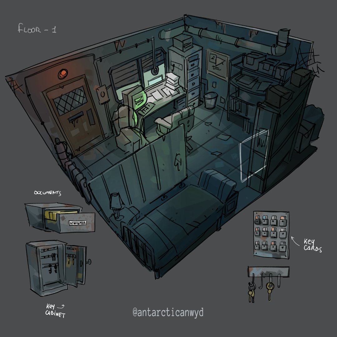 Sci Fi Room Concept Art