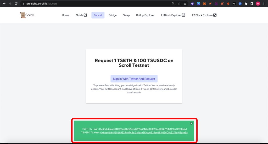 A Step-By-Step Guide On How To Intreact On @Scroll_ZKP Pre-Alpha ...