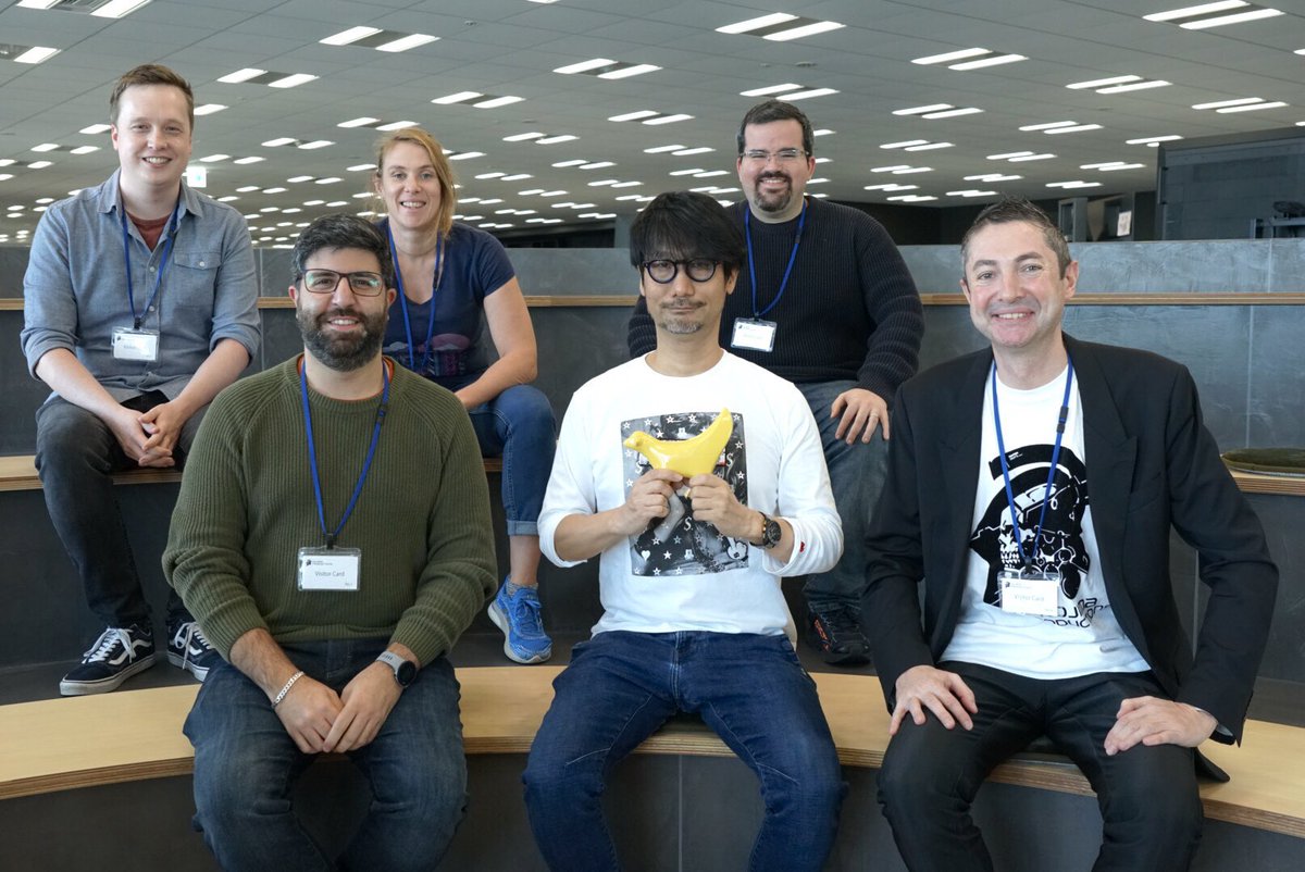 HIDEO_KOJIMA on Twitter: "With SIE XDEV team."