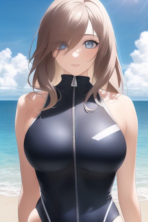 AI絵師pixiv on Twitter: "zipper #ジッパー #水着 #人妻 #スク水 #魅惑の乳 #AIイラスト #NovelAI https://pixiv.net ...