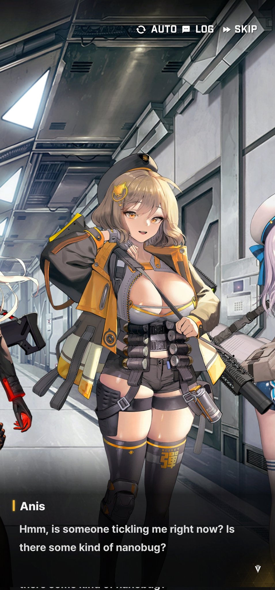 Saku on Twitter: "So Nikke girls would assume if something small 'tickled' them they'd think it ...