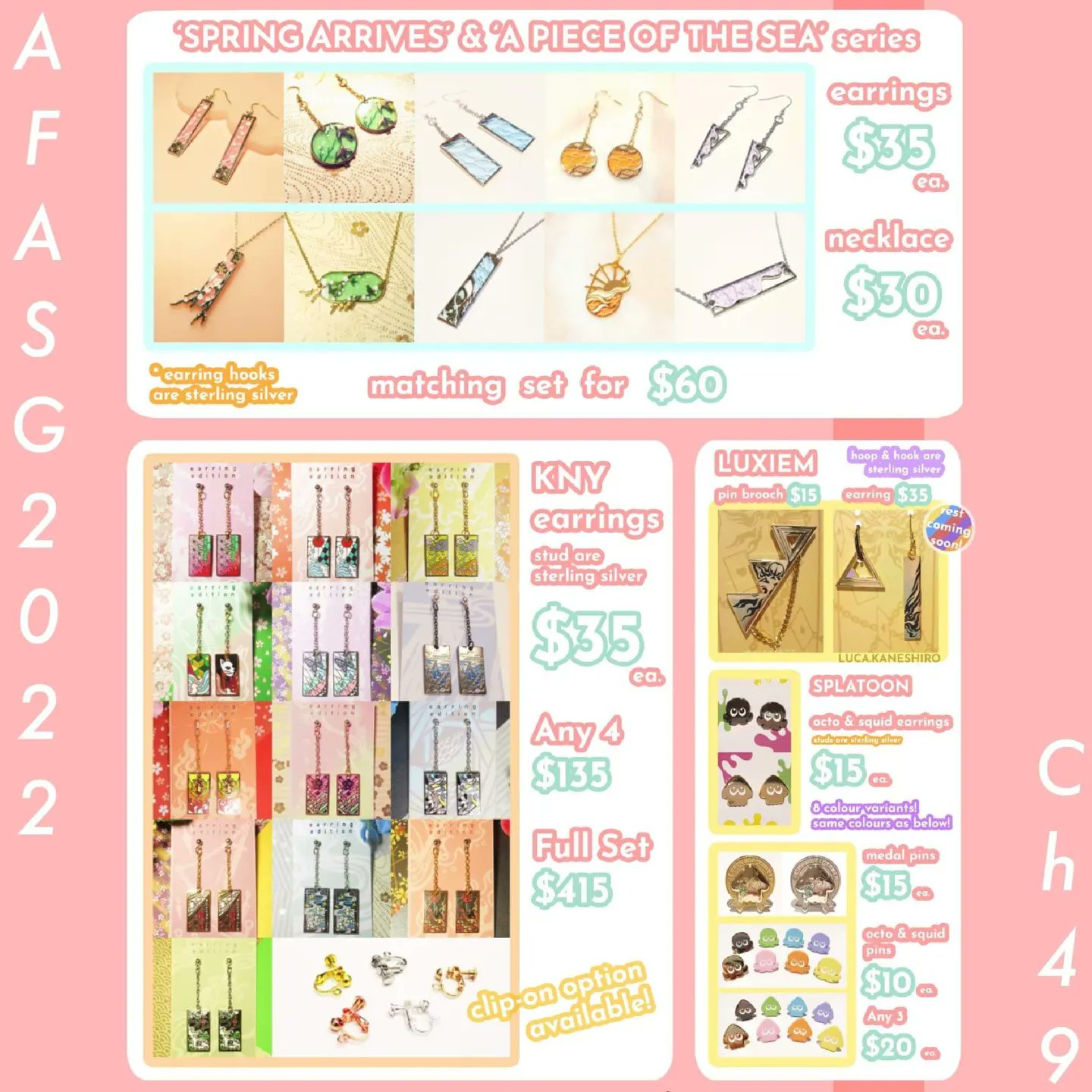 vin ★crows🌟 OZCC Xmas AA55 on Twitter: "Ill be at AFASG 2022!!🥳 Catalogue below! Some new stuff ...