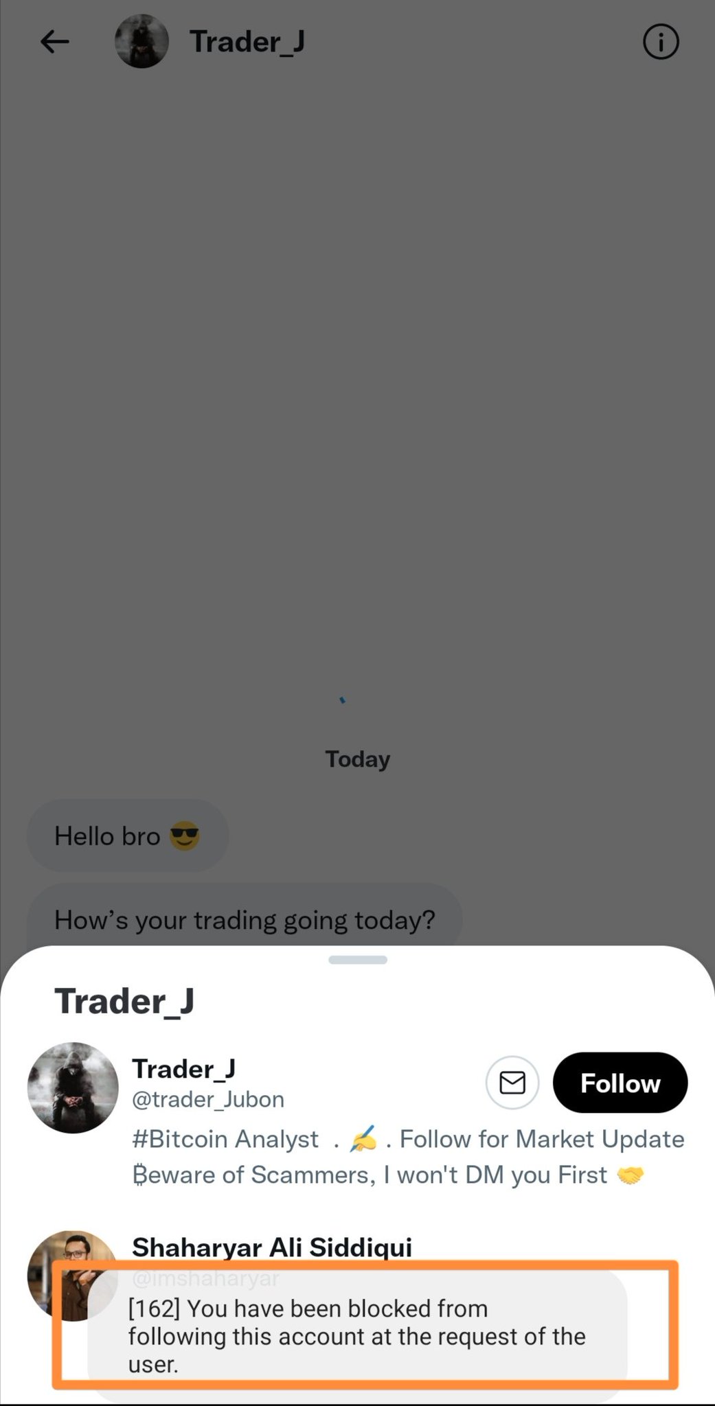 Shaharyar Ali Siddiqui on Twitter: "@Trader_Jibon Trader. J is a big liar and Scammer.. https ...