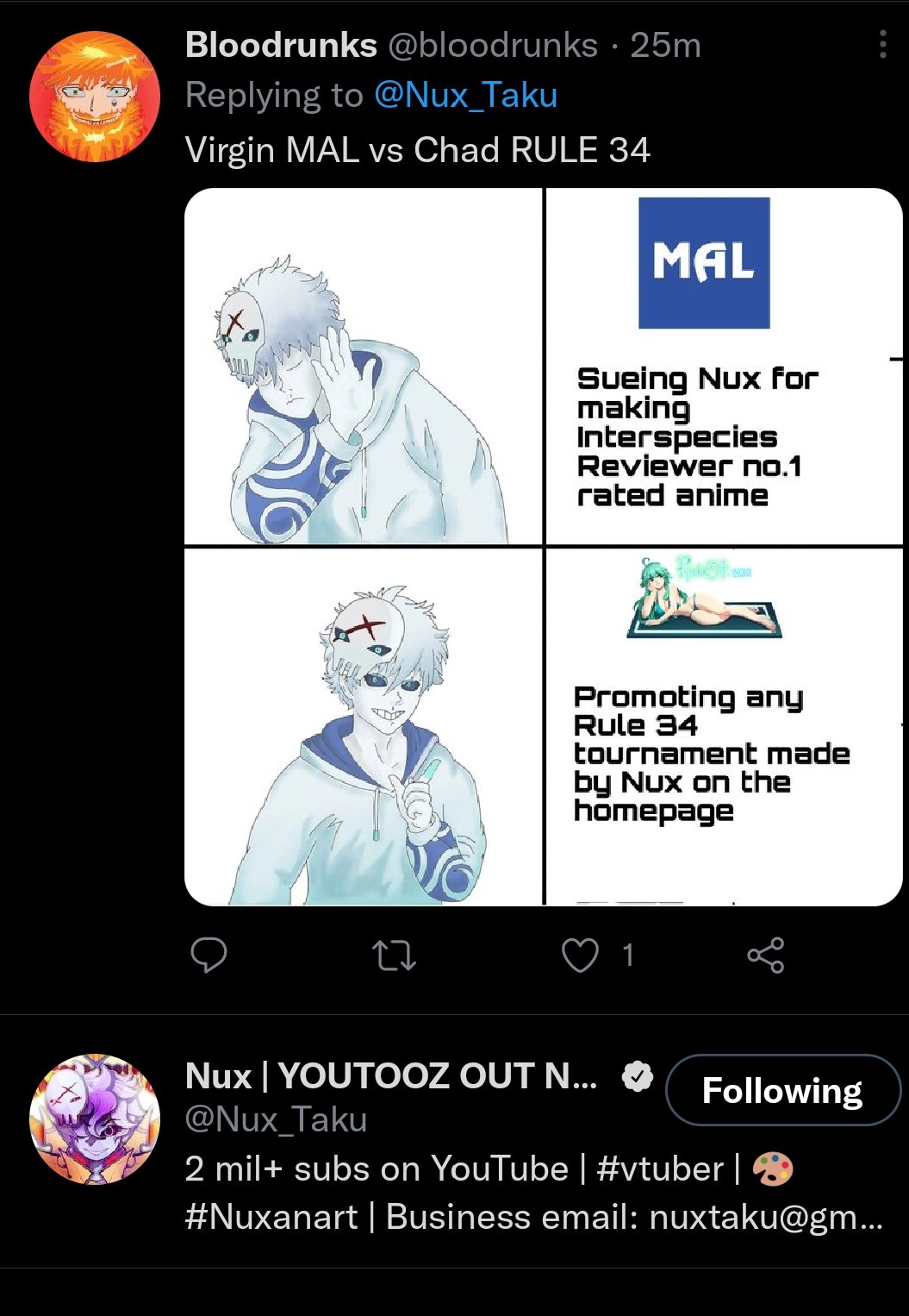 Bloodrunks on Twitter: "@Nux_Taku Proud moment https://t.co/rUlqDiDkbh" / Twitter