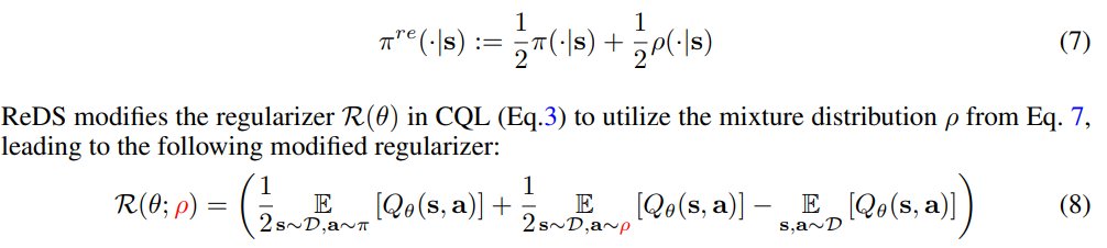 Sergey Levine on Twitter: "The first method, ReDS, modifies conservative Q-learning (CQL). CQL ...