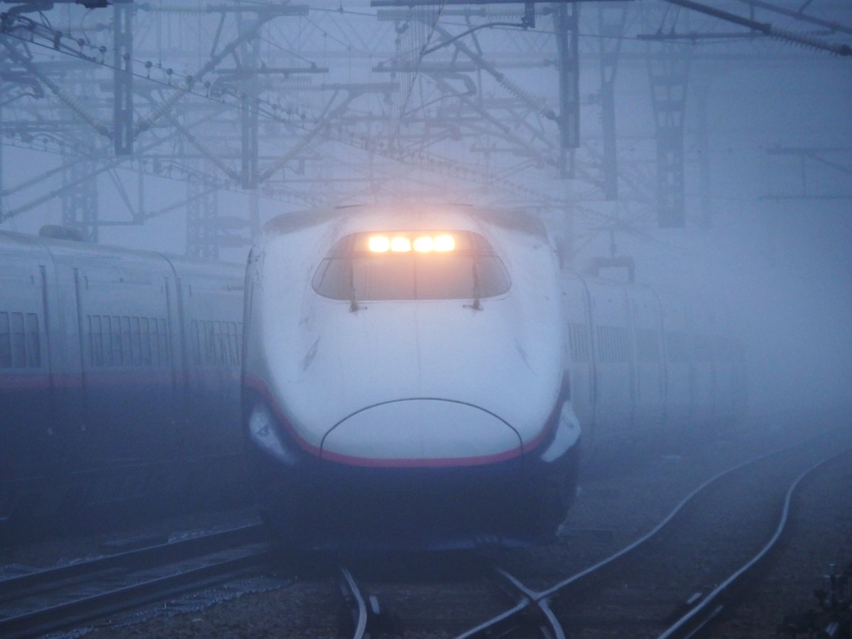 にいてつ on Twitter: "E2系J65編成上越新幹線とき481号浦佐にて 朝の始発がE2系だったころがもう懐かしい"