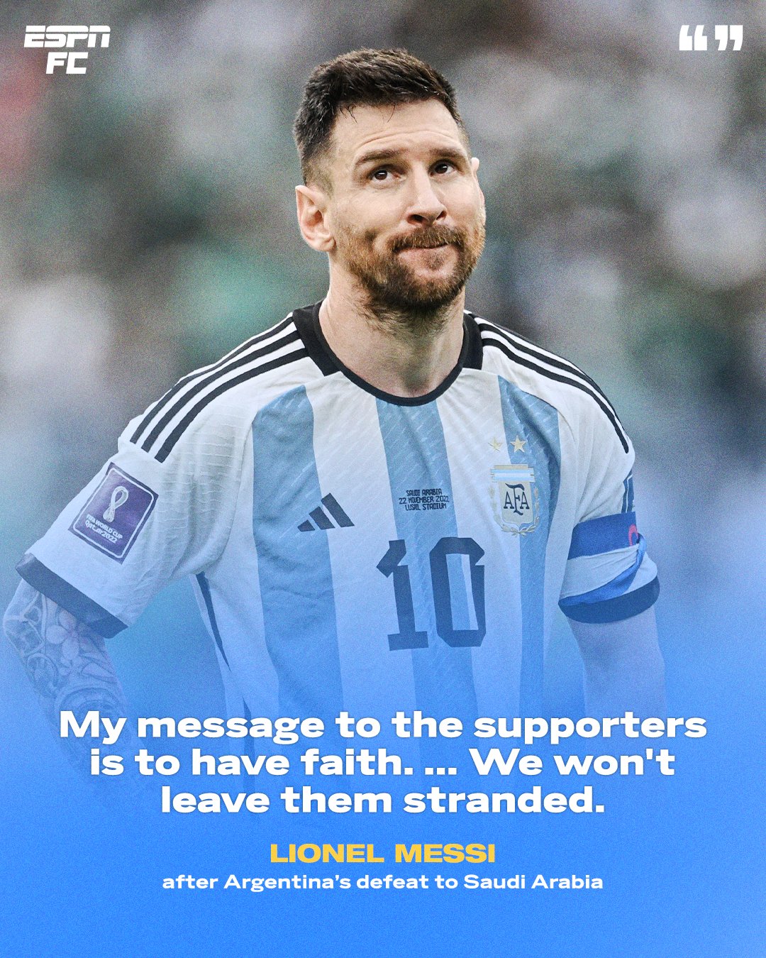 Soccer Quotes Messi 2022