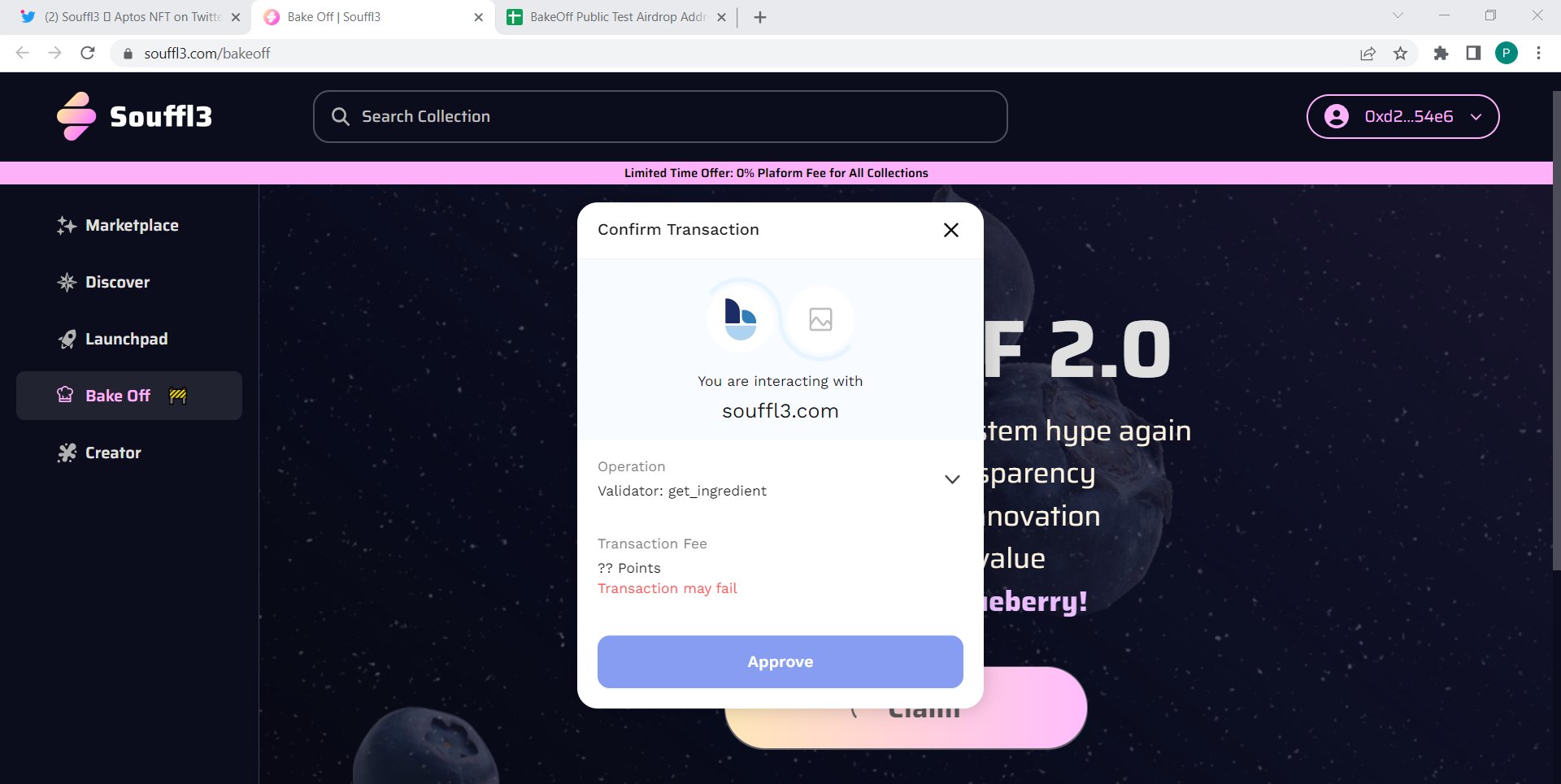 Favourite 🍟 🇬🇧 on Twitter: "@nft_souffl3 I can't claim please fix this issue for me https://t.co ...