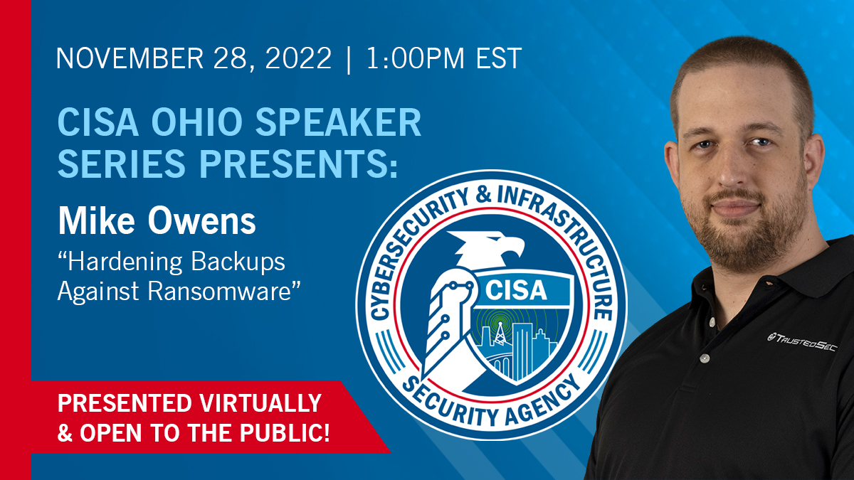 Trustedsec On Twitter Senior Security Consultant Quietmike8192 Will Be Presenting “hardening