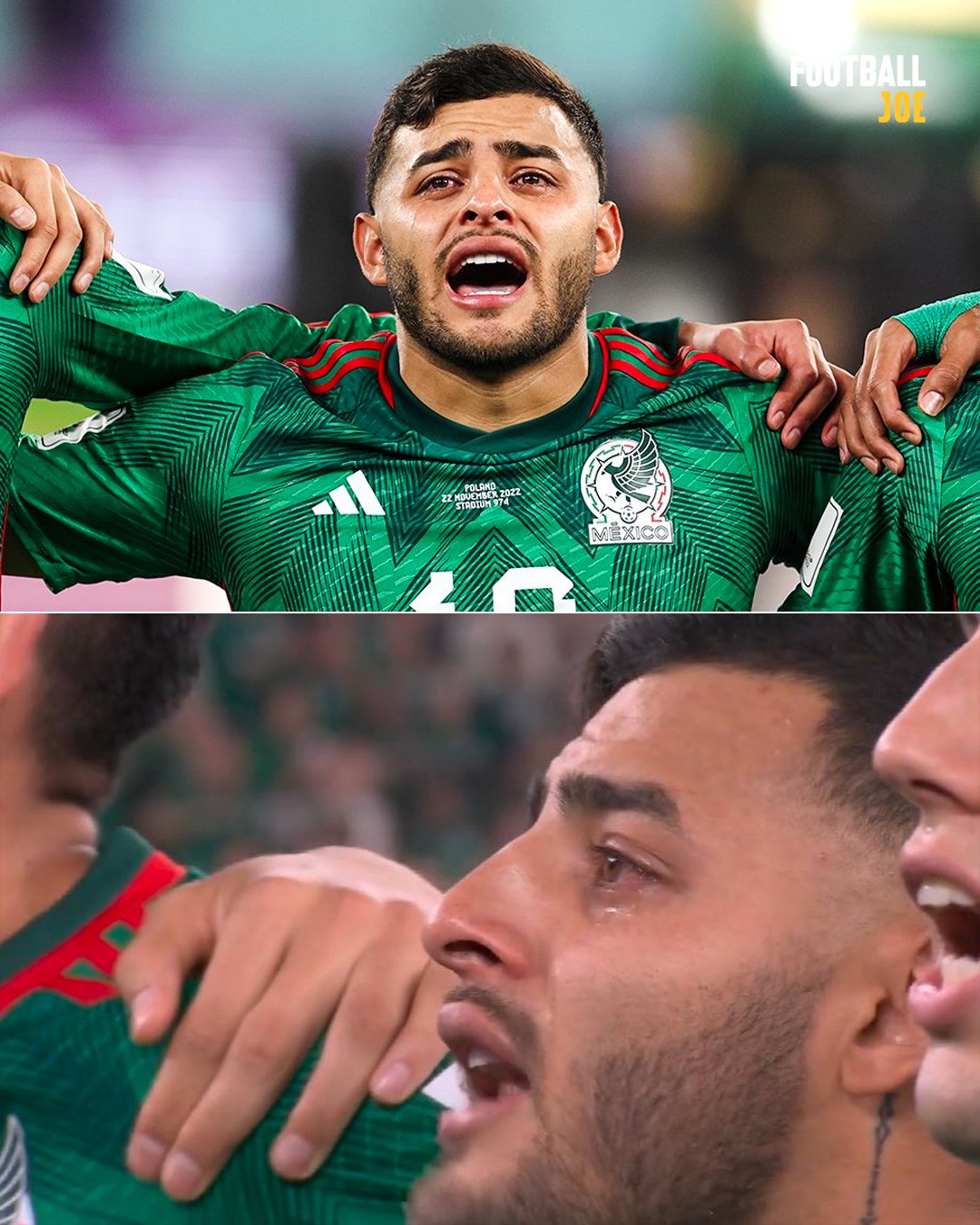 Mexican Soccer Fans Crying