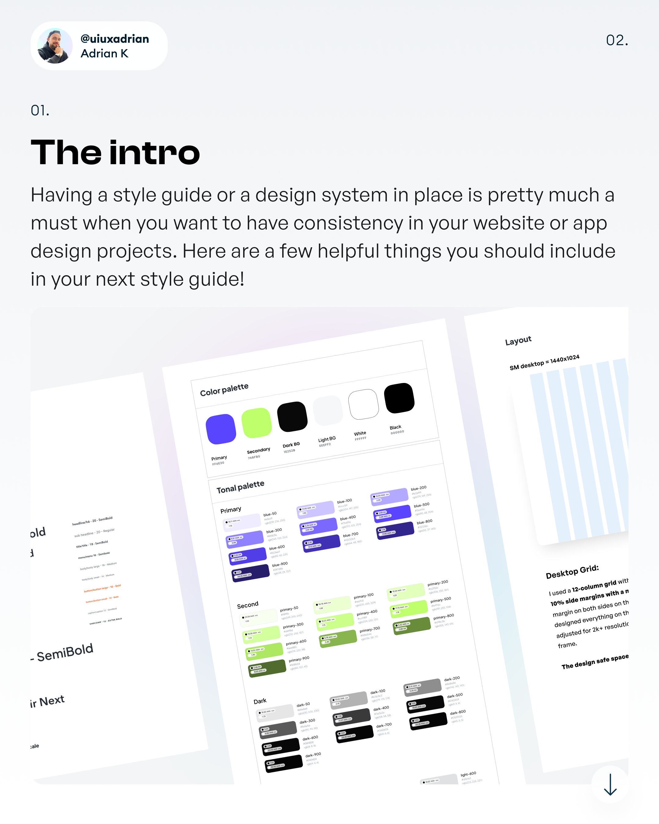 UI Adrian on Twitter: "How to create a website style guide https://t.co/cExNKtcOG0" / Twitter
